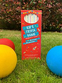 Kids Trivia Game Straws - Pack of 20 straws, 8mm x 200mm